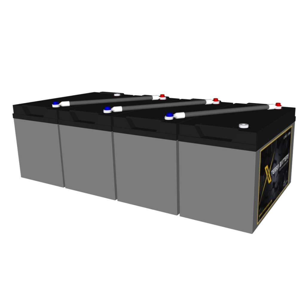 Xterra – AGM Lead Carbon 48V, 100 AH, Battery Bank Package ‣ SOLARONLINE