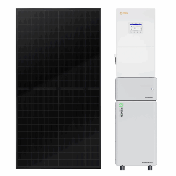 46-Panel, 16-KW Solis Inverter, Renon Lithium Battery, Hybrid Off-Grid ...